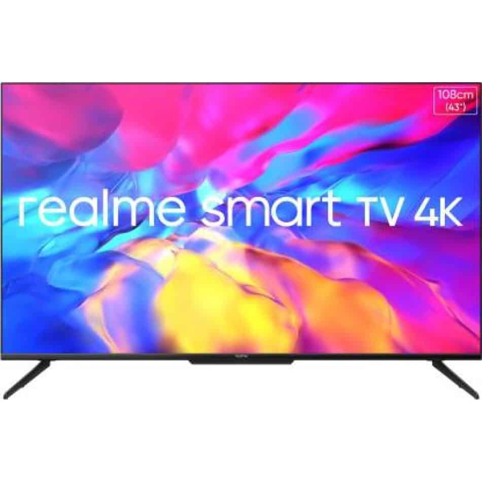 Realme 108 cm (43 inch) Ultra HD (4K) LED Smart Android TV with ...